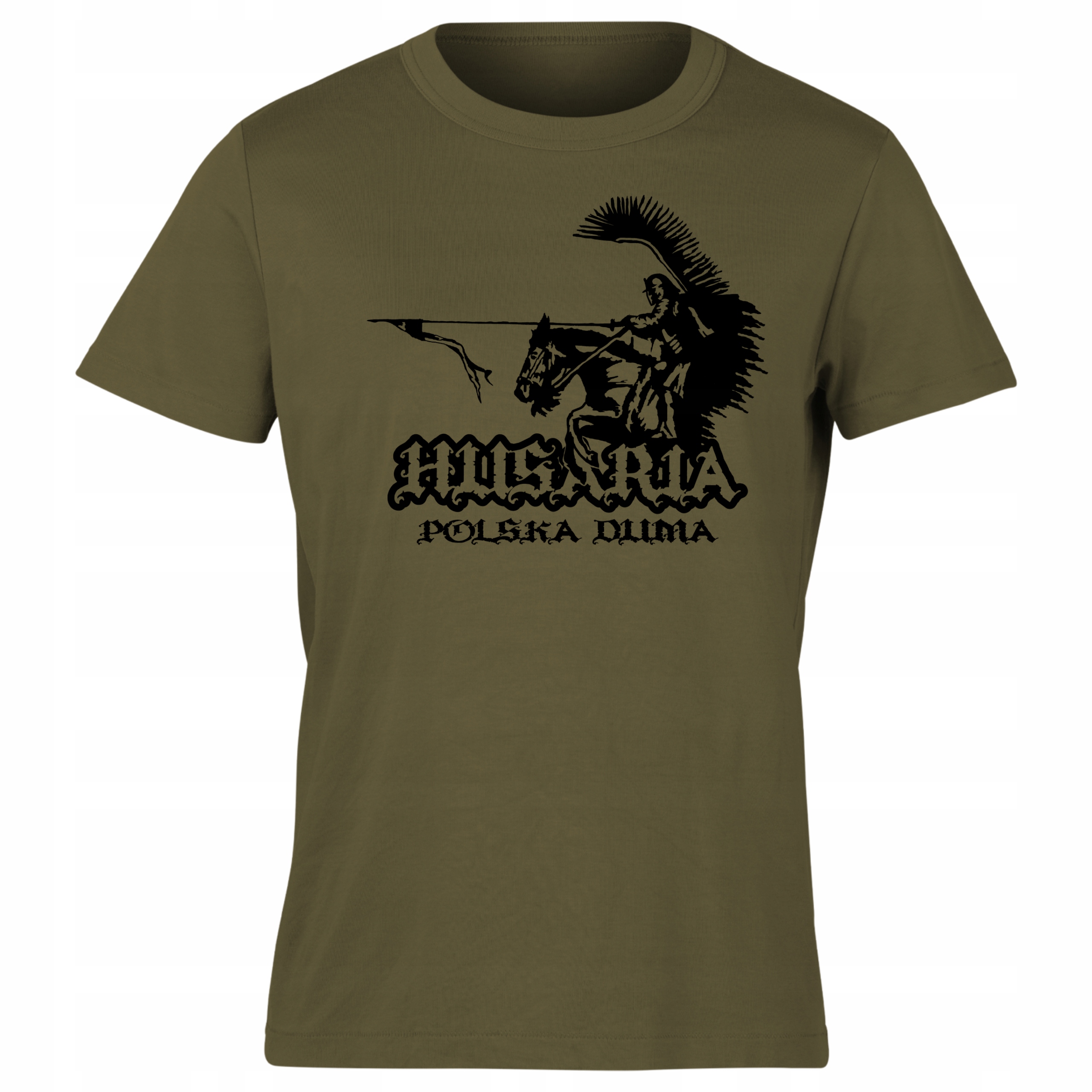 KOSZULKA Z HUSARZEM PATRIOTYCZNA WOJSKOWA HUSARIA 14112754415 - Allegro.pl