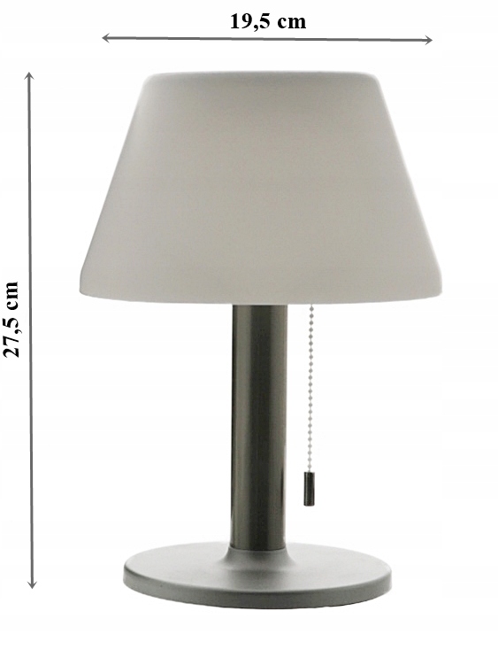 Lampa LED SOLAR stołowa ogrodowa balkonowa - 8712442690504 ...