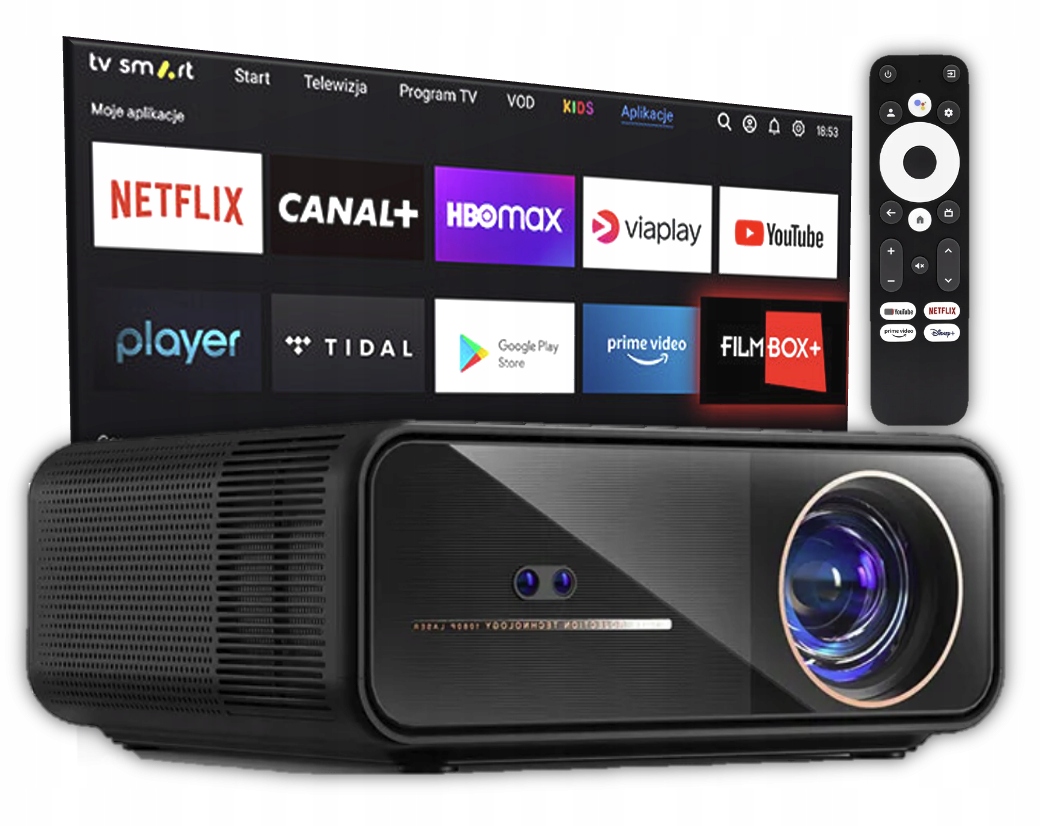 Projektor LCD VIZIO TECH X7 800ANSI Android TV czarny - Sklep, Opinie ...