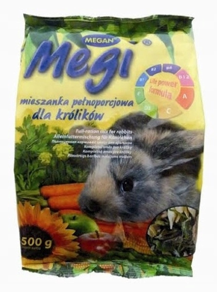 Megan karma mieszanka 0,5 kg królik (5908241610482) • Cena, Opinie ...