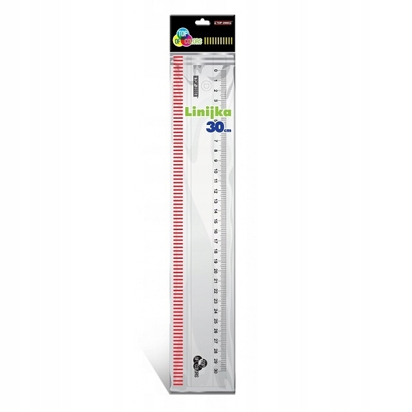 LINIJKA PRZEZROCZYSTA 30CM (5901466217023) • Cena, Opinie • Przybory ...