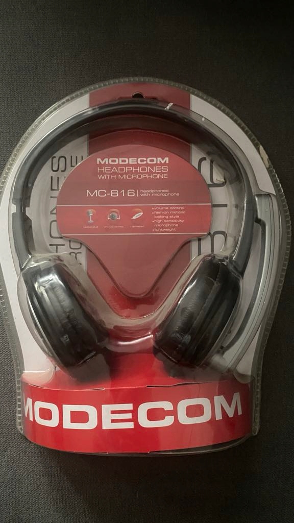 Słuchawki nauszne Modecom MC-816 - Sklep, Opinie, Cena w Allegro