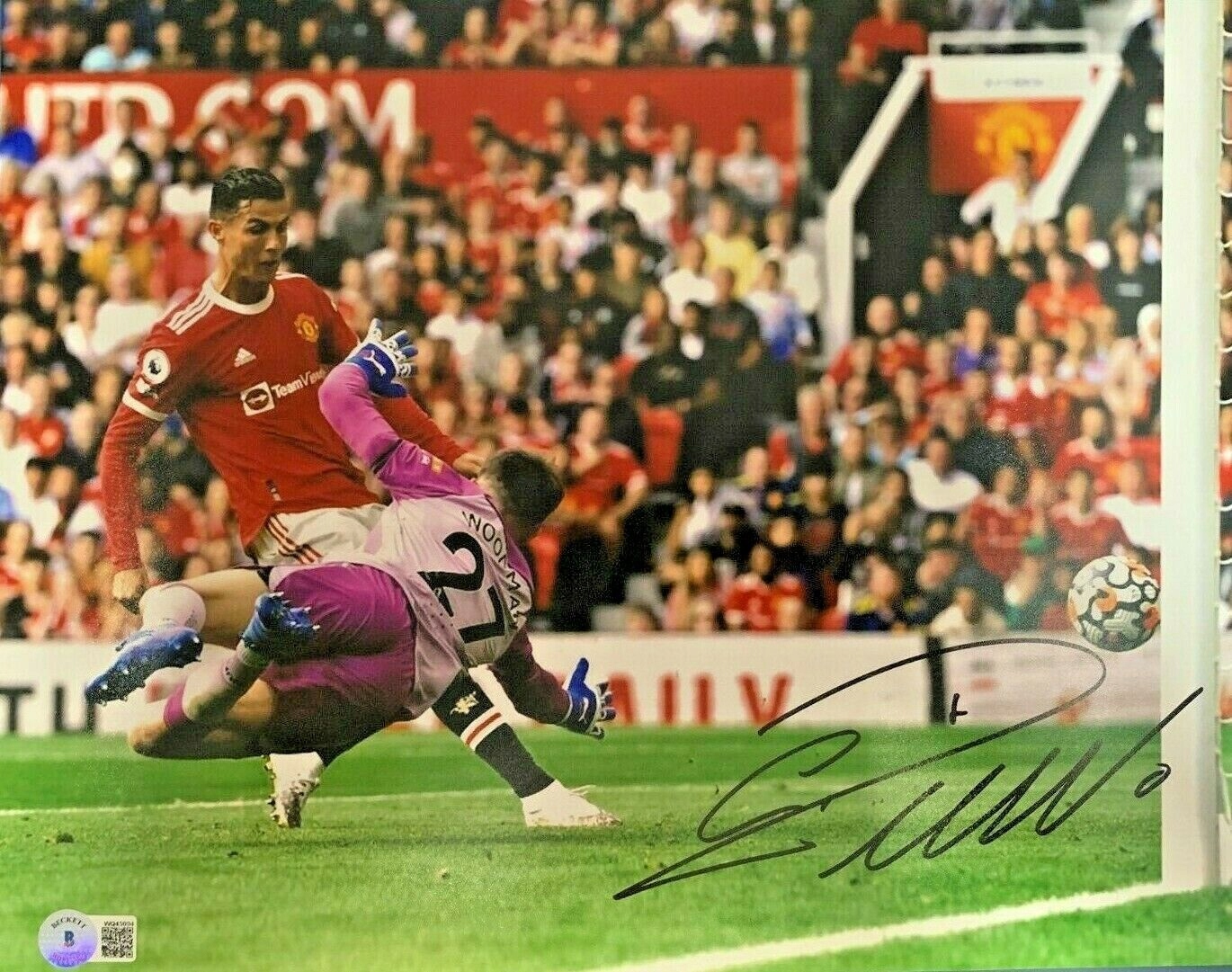 Cristiano Ronaldo Signed 11x14 Photo Manchester United Auto 16237656956 ...