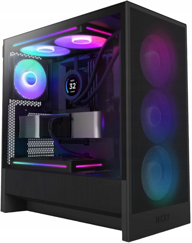 Počítačová Skříň NZXT CC-H52FB-R1 Midi Tower, černá, (5056547205878 ...