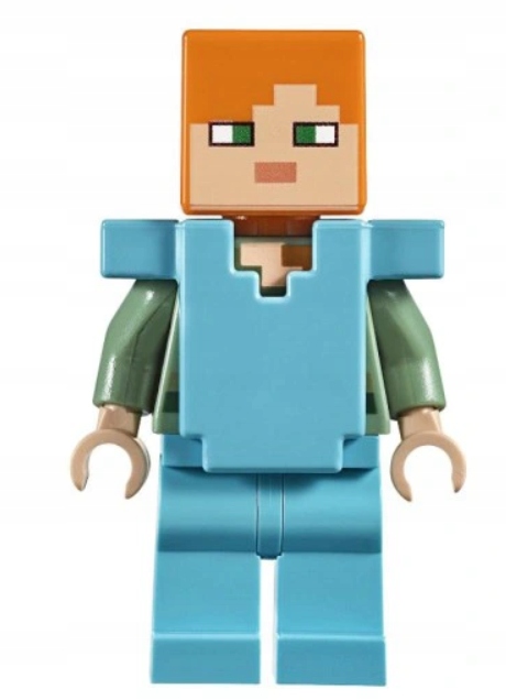 Figurka min070 LEGO Minecraft Alex Azure Armor • Cena, Opinie ...