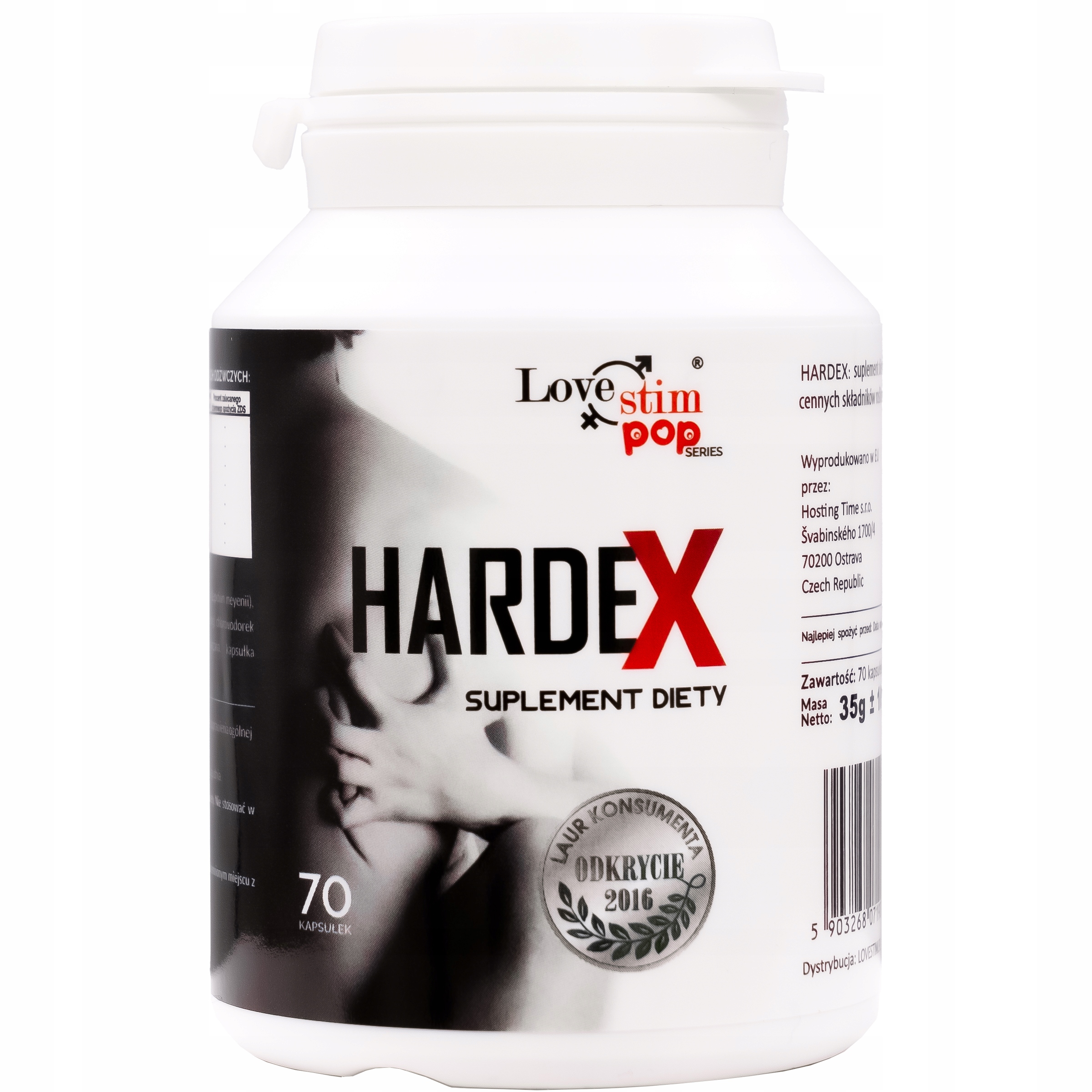 HARDEX 70cap POTENCJA MOCNA EREKCJA NAWET po WYTRYSKU (5903268071896) • Cena, Opinie • Preparaty ...