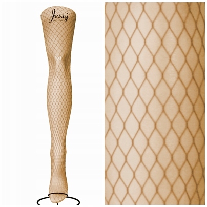 Rajstopy kabaretki Calzamia 40den beżowy Beige rozmiar 3/4 ...