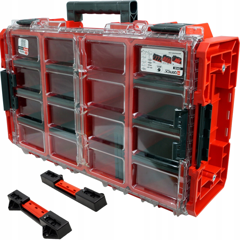 QBRICK SYSTEM ONE RED ORGANIZER 2XL + adaptery (5901238257042) • Cena ...