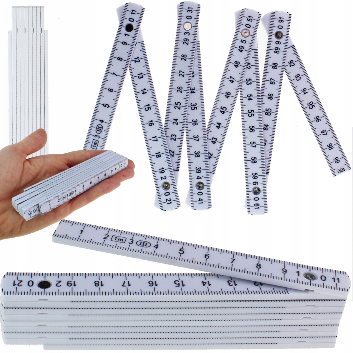 LINIJKA MIARKA SKŁADANA ELASTYCZNA 1M STOLARSKA (MIARA) • Cena, Opinie 14504634181 • Allegro.pl