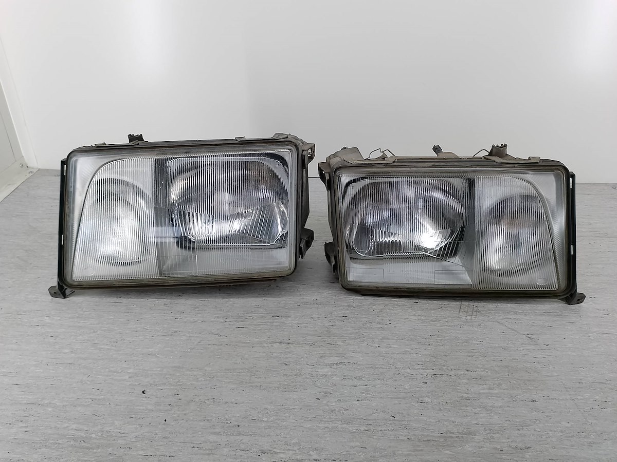 LAMPY PRZÓD KOMPLET MERCEDES-BENZ W124 (84-96) 129578-00 129579-00 za ...