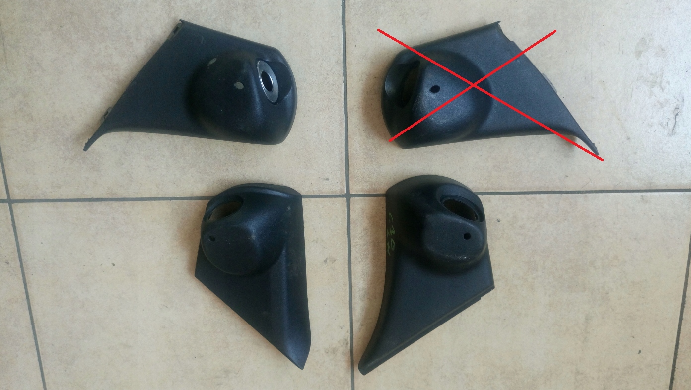 VOLVO C30 S40 V50 ZAŚLEPKA LEWA POD BLIS LUSTERKA za 70.00PLN z ...