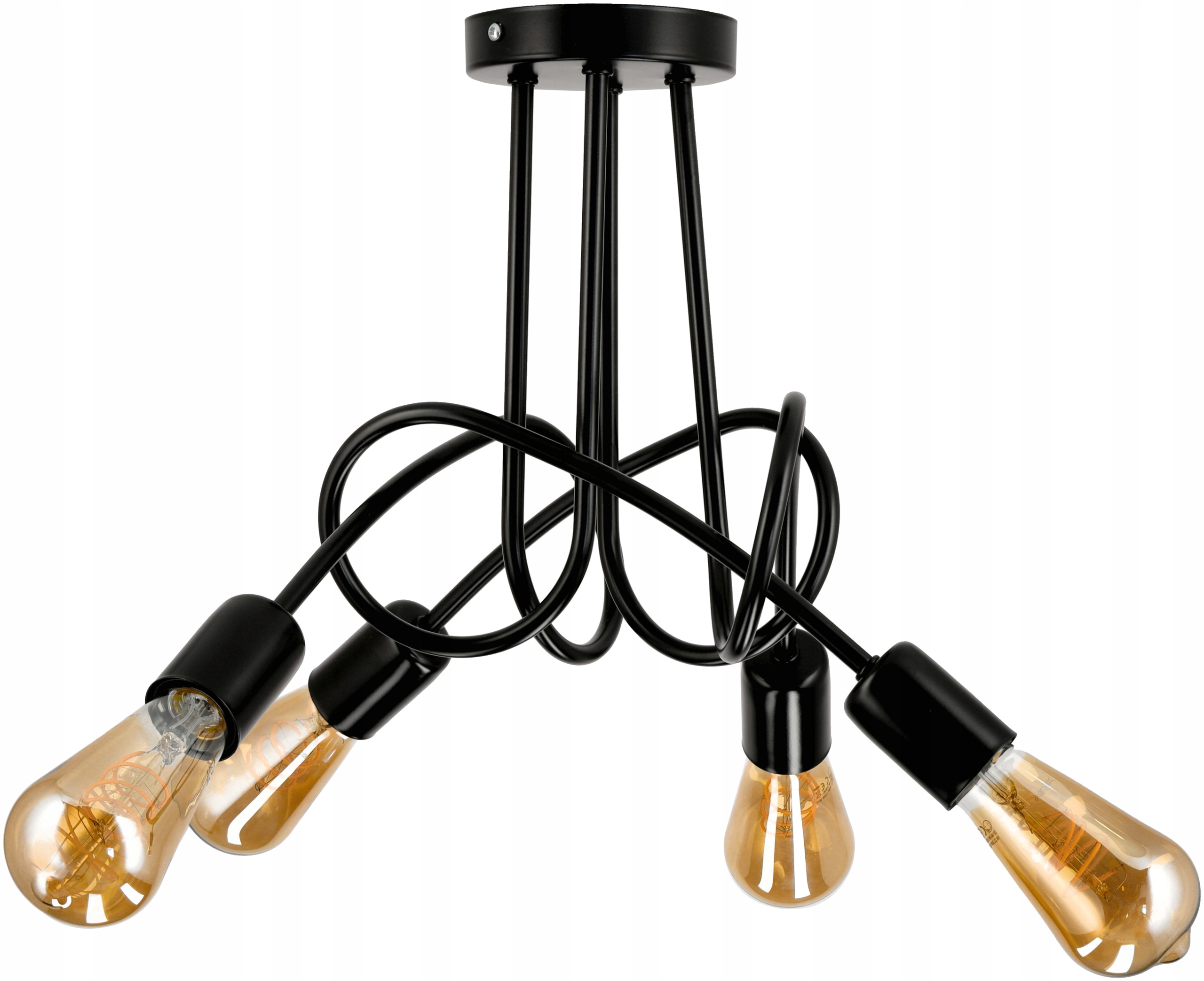 LOFT WISZĄCA LAMPA EDISON INDUSTRIAL 4xE27 (5905155308870) • Cena ...