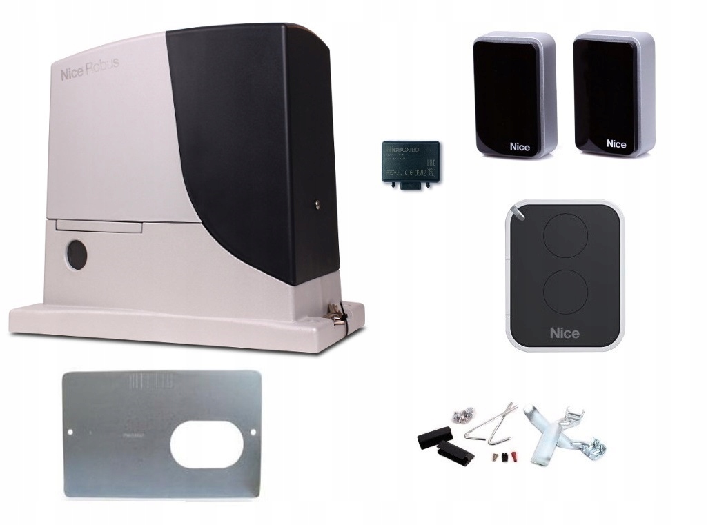 NICE ROBUS 1000 NOWY ORYGINALNY ZESTAW DO BRAM PRZESUWNYCH PILOT FOTKI ...