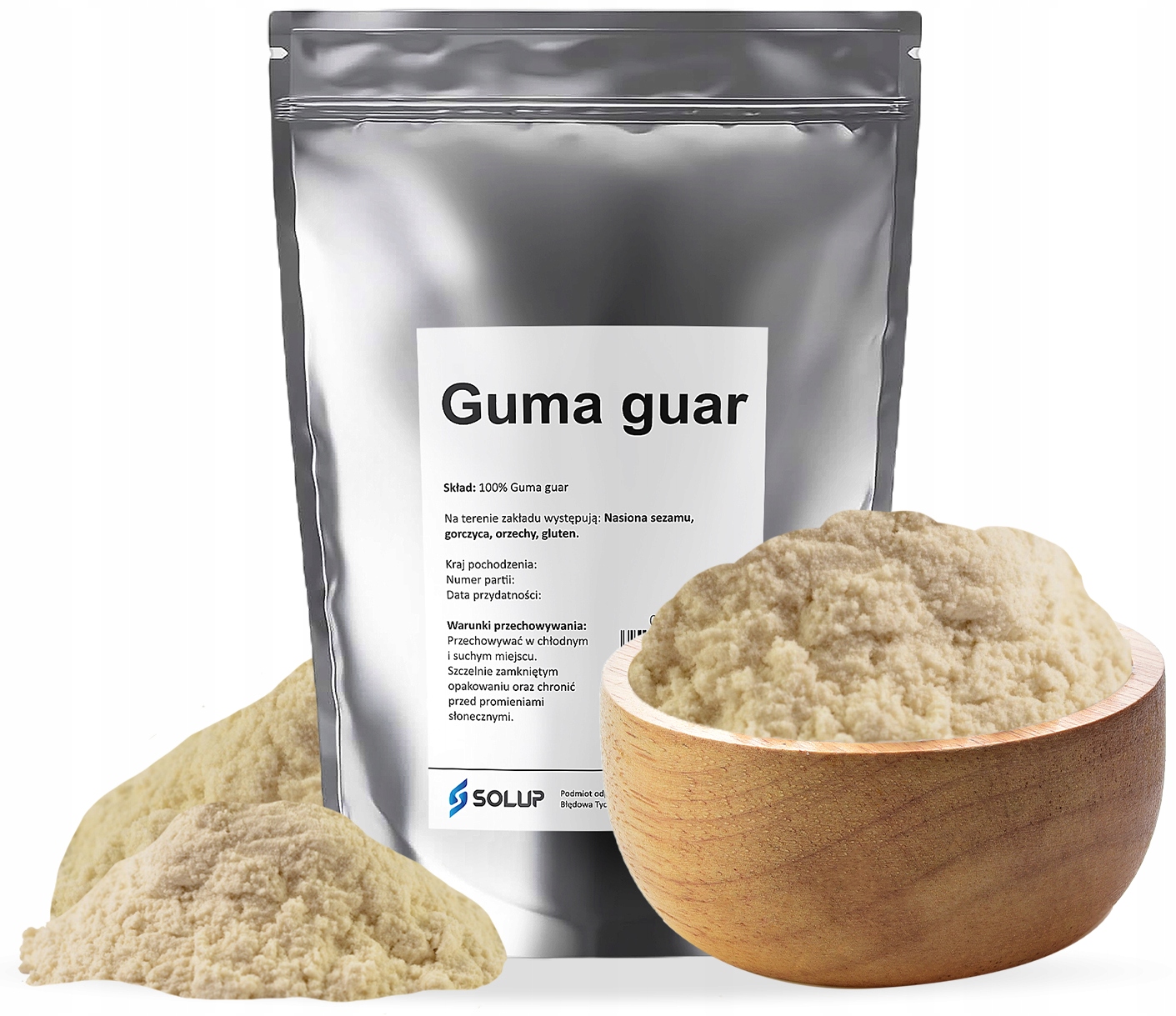 Guma guar 1kg (5905249403900) • Cena, Opinie • Ksylitol 15774649866 • Allegro