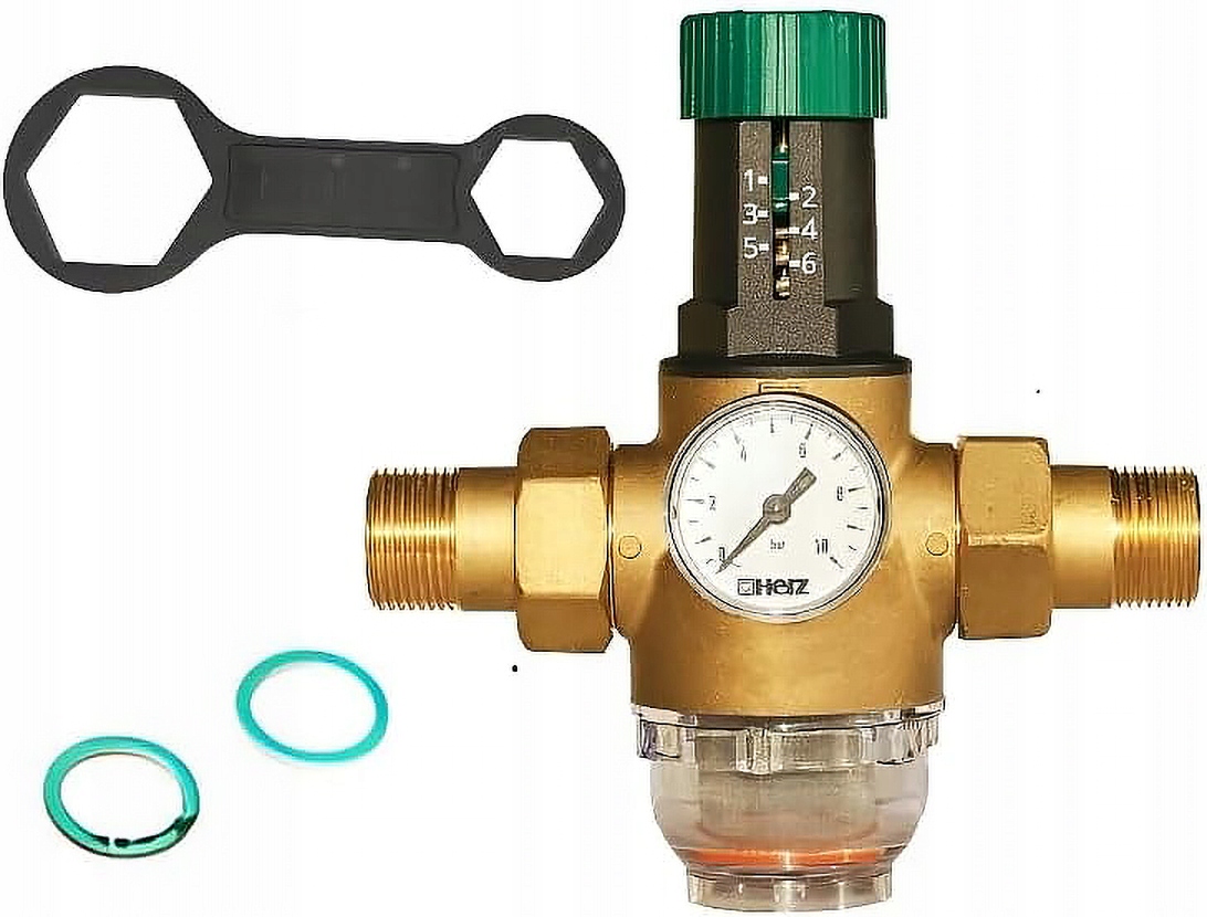REDUKTOR REGULATOR CIŚNIENIA WODY 1" HERZ Z FILTREM MANOMETR PÓŁŚRUBUNKI • Cena, Opinie • Zawory ...