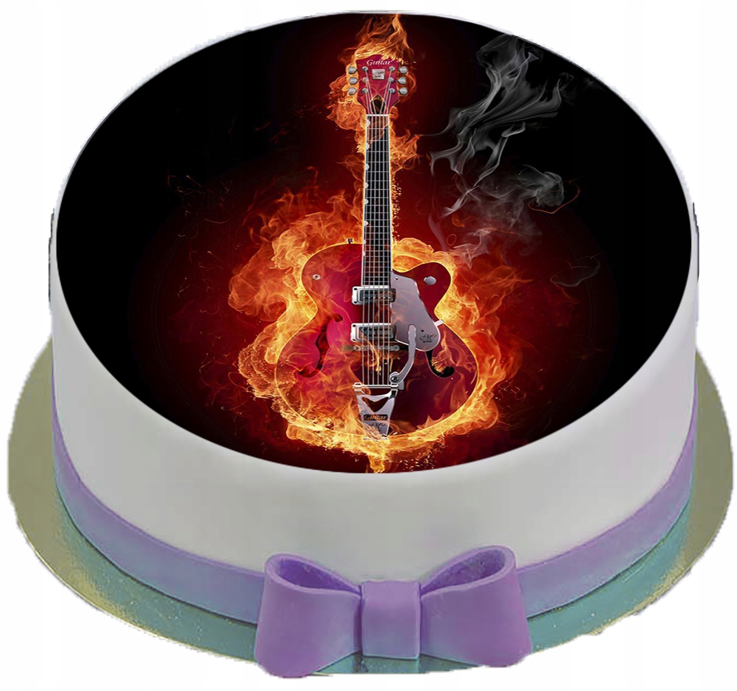 OPŁATEK NA TORT 2 GITARA Gitarzysta muzyka 20cm 10604610392 - Allegro.pl