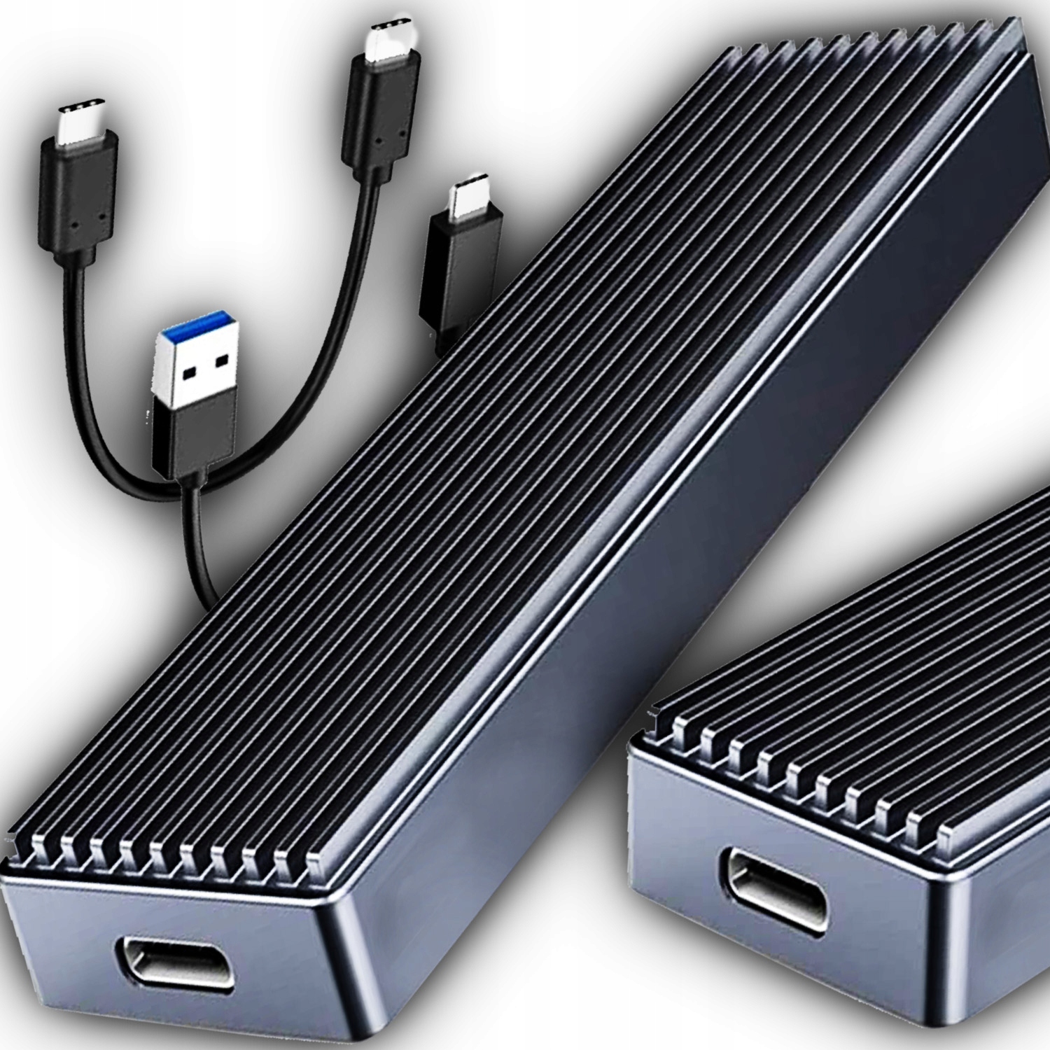 Adapter dysku Kieszeń na dysk SSD m.2 obudowa m2 SATA NGFF USB-C 3.1 ... Adapter dysku Kieszeń na dysk SSD m.2 obudowa m2 SATA NGFF USB-C 3.1 ...
