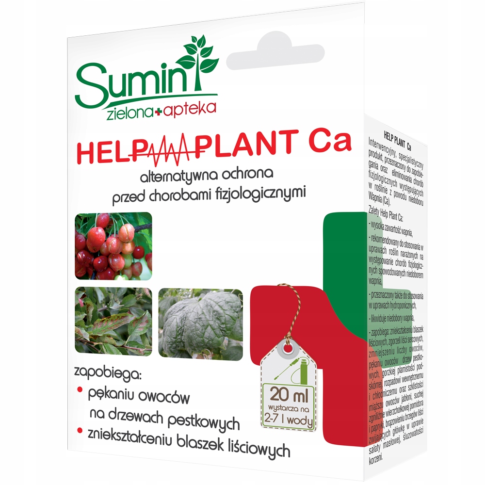 Sumin Help Plant Ca 20ml na niedobór Wapnia (5907102013028) • Cena ...