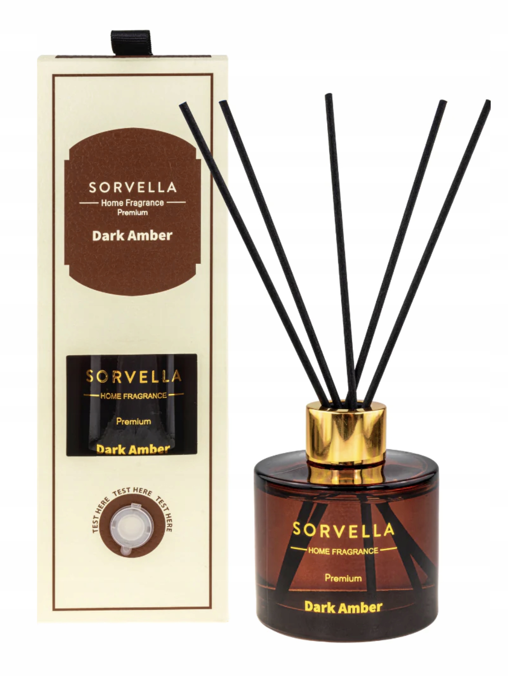 SORVELLA DARK AMBER PATYCZKI ZAPACHOWE DYFUZOR ZAPACH DO DOMU WNĘTRZ ...