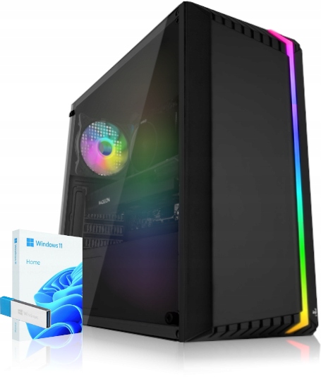 KOMPUTER GAMINGOWY EVO X8|RYZEN 5|RADEON RX 6600|32GB|WiFi BT|Windows ...