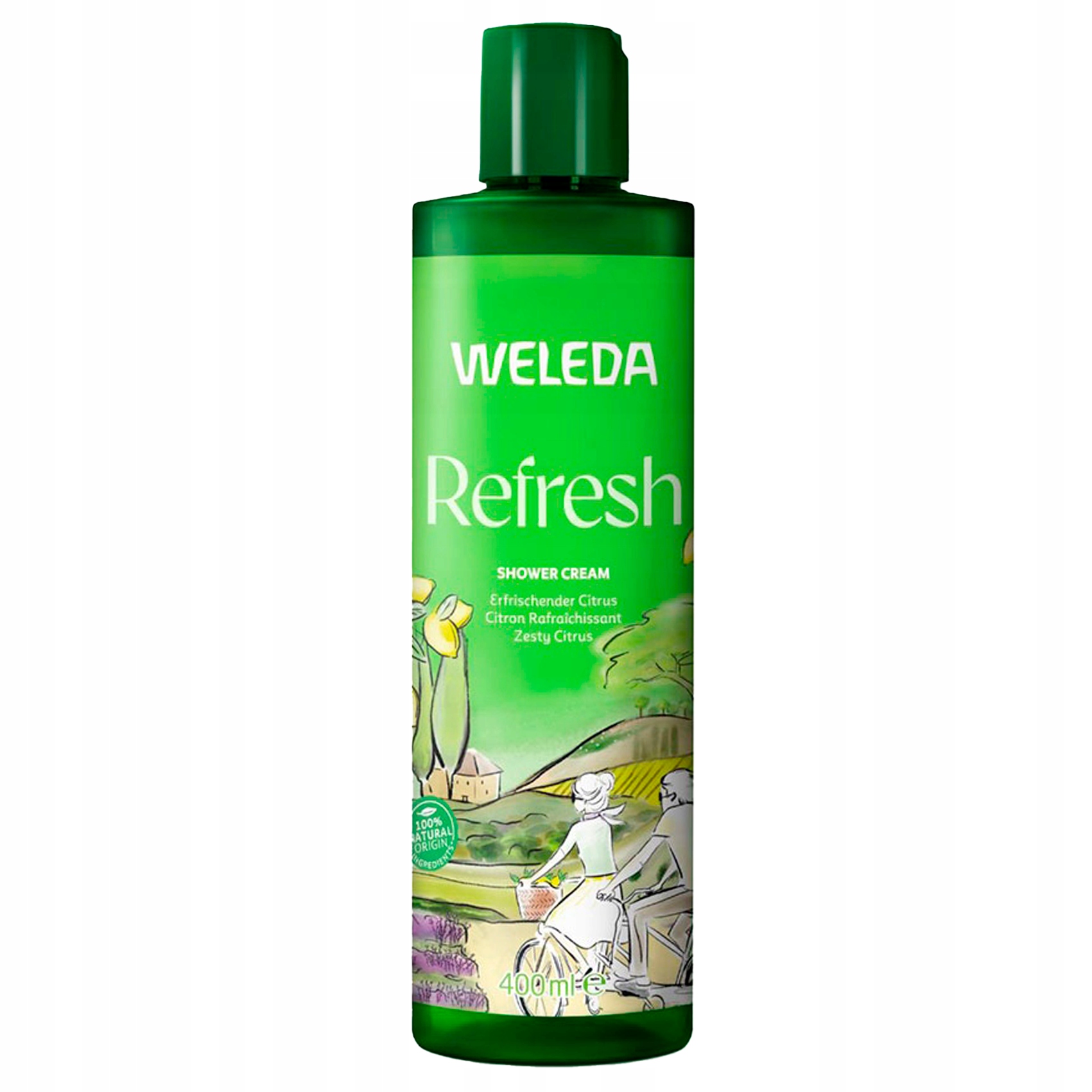 Weleda Osvěžující krémový sprchový gel s citrusy, 400 ml ...