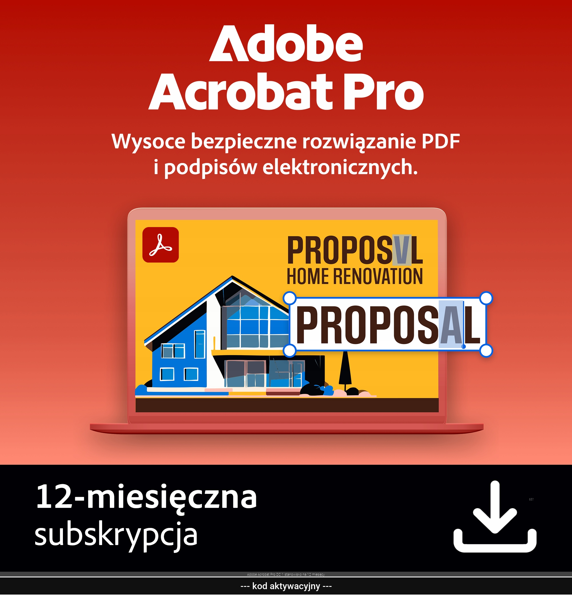 Adobe Acrobat Pro DC 1 stanowisko na 12 miesięcy - Sklep, Opinie, Cena ...