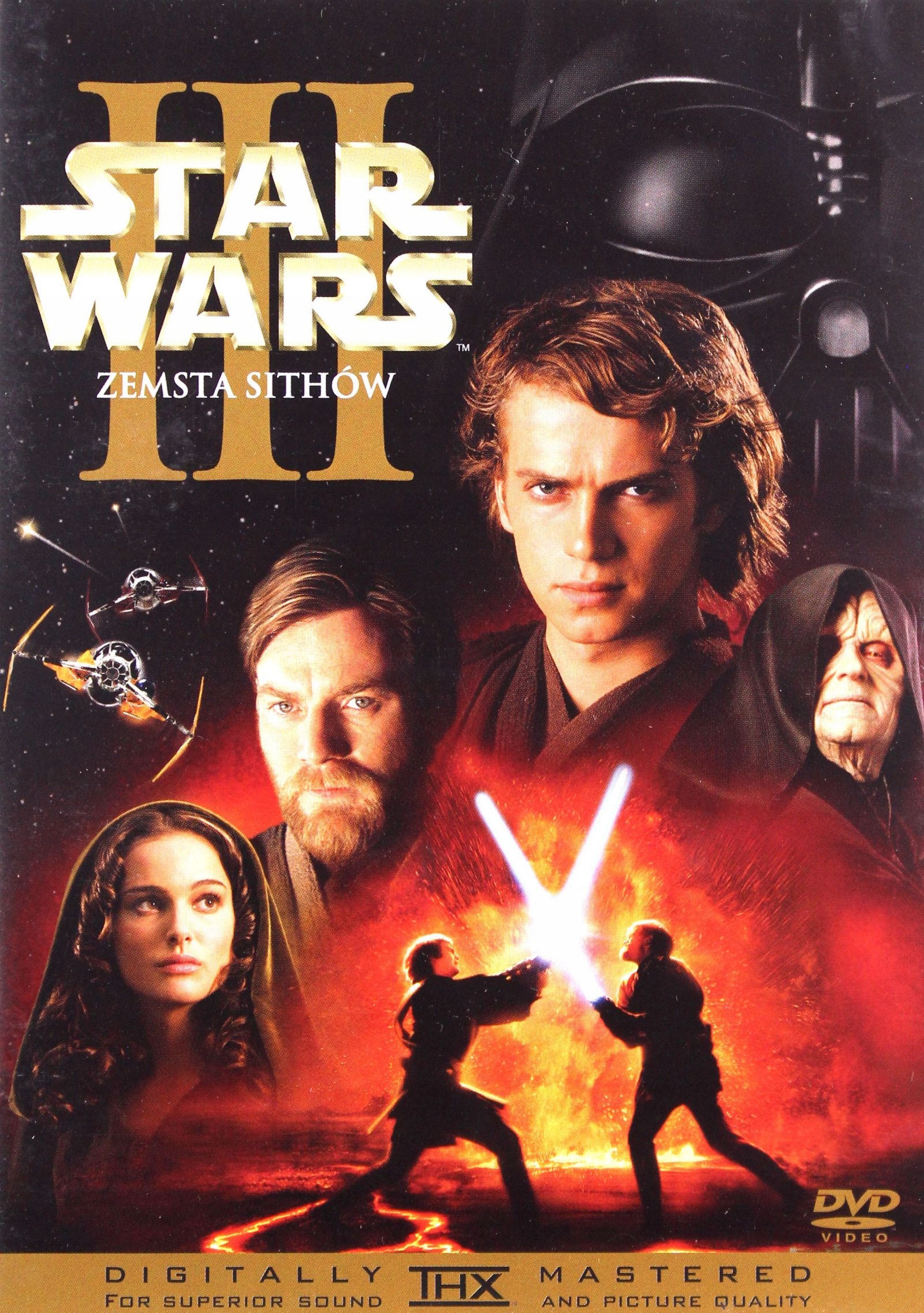 Gwiezdne Wojny III: Zemsta Sithów (Star Wars) płyta DVD 13792573107 ...