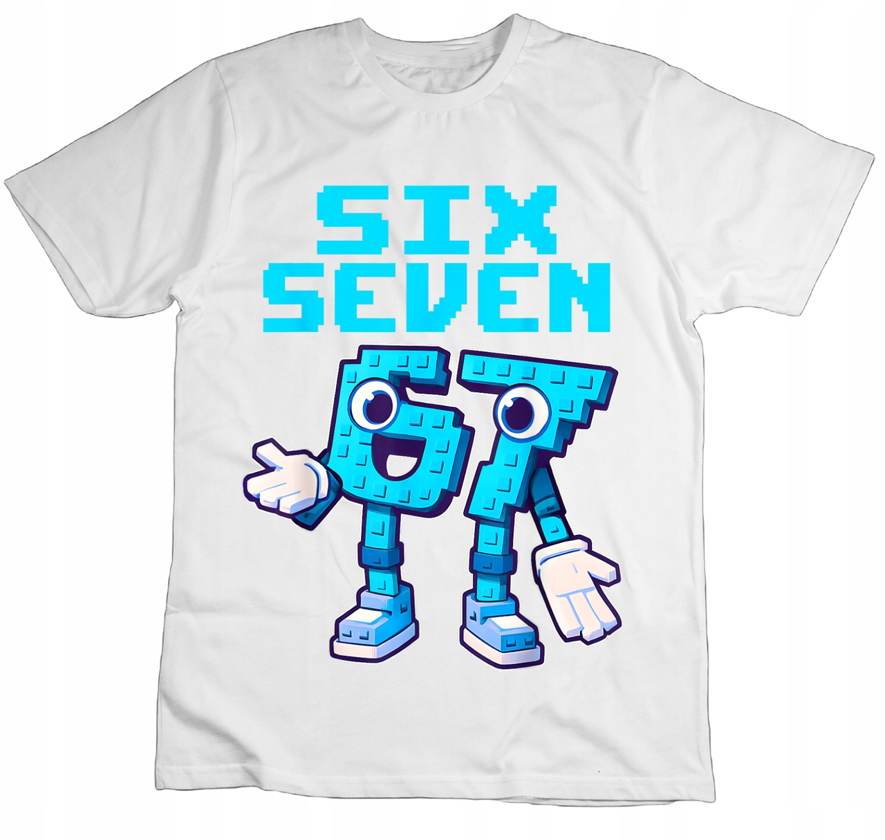 Dětské tričko 67 Brain Rot Bílé 3/4 roky Vánoční Six Seven 67 Vánoční ...