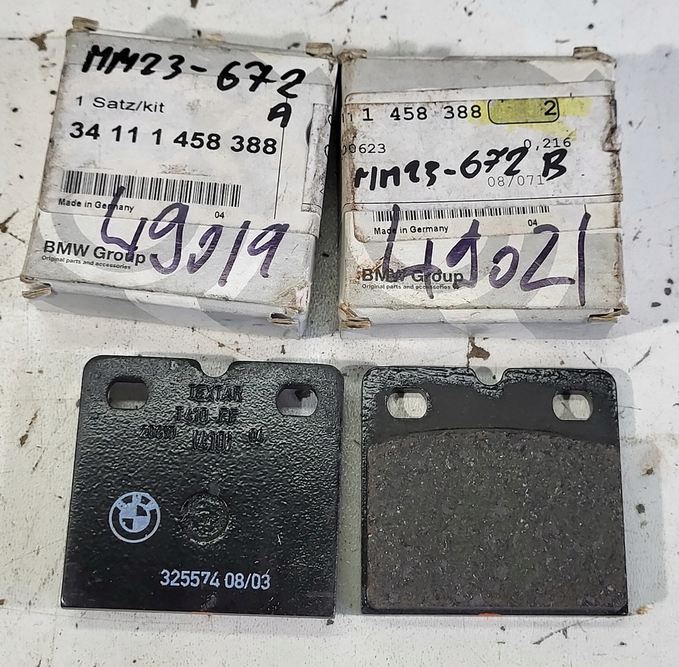 NOWE klocki hamulcowe 34111458388 BMW R 65 R 80 R 100 R K 1100 K 1200 K ...