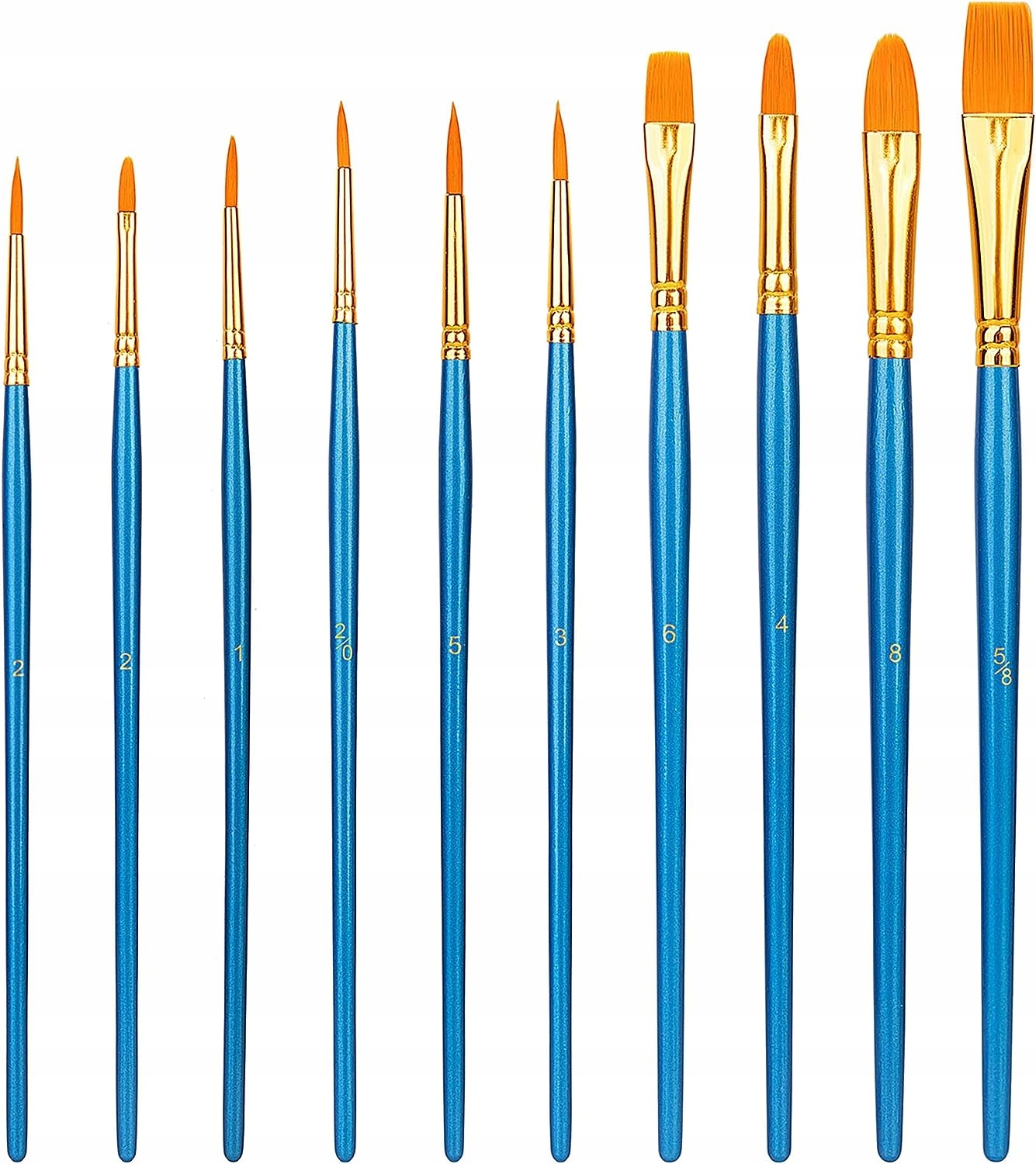 Farby Akrylowe Pędzelki Paletka Pędzelki Akryle Zestaw Malarski Prezent ...