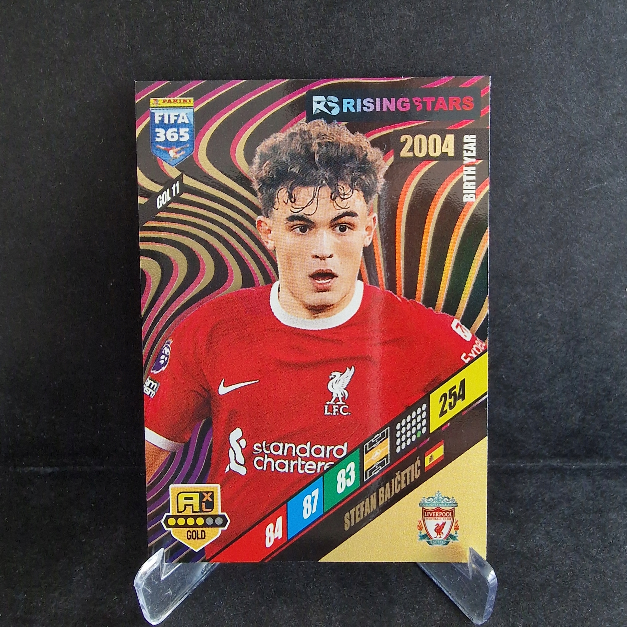2023-24 Panini Fifa 365 Bajetić Liverpool Rising Stars /TE20, • Ár ...