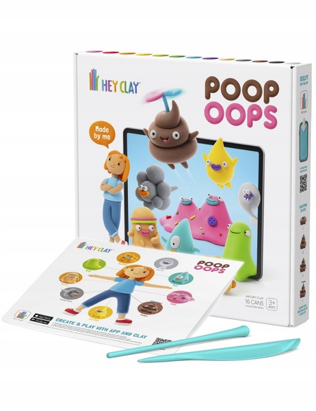 Hey Clay Oops Poop - Niska cena na Allegro