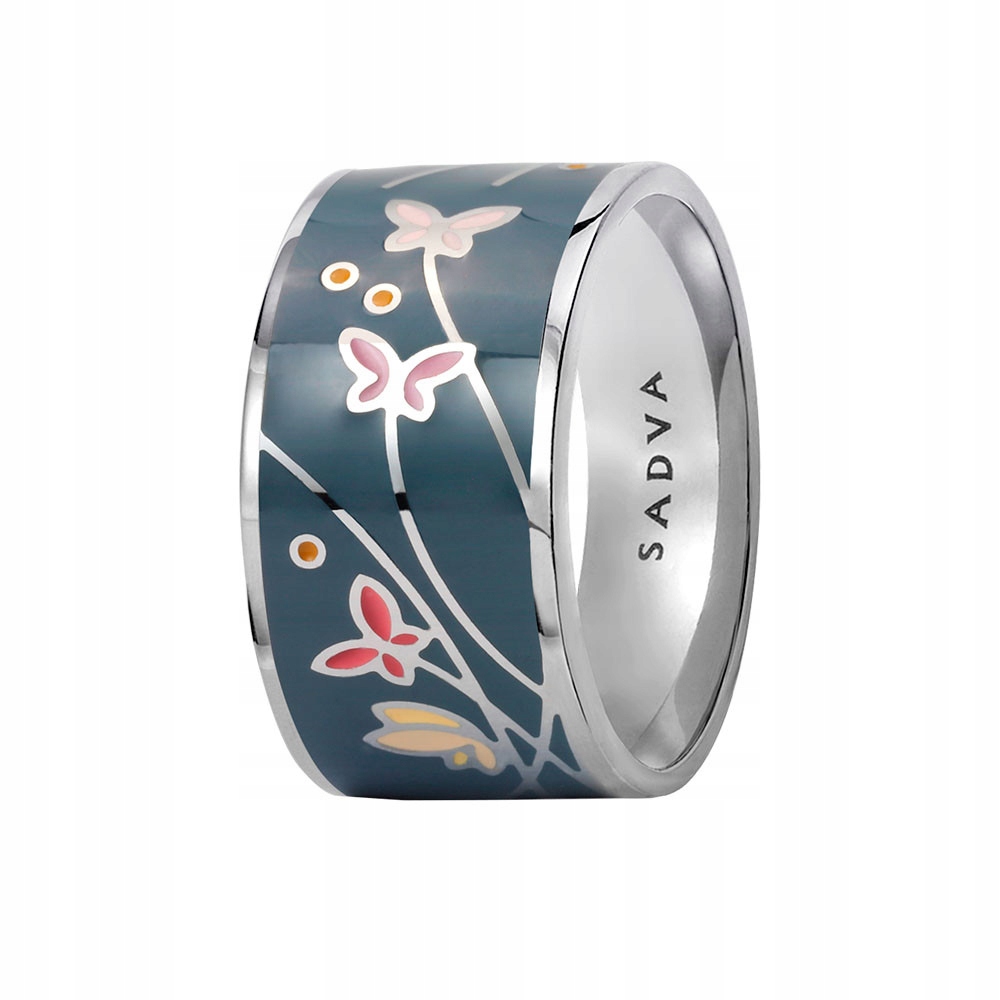 Pierścionek stal szlachetna emalia Steel 20 SADVA • Cena, Opinie ...