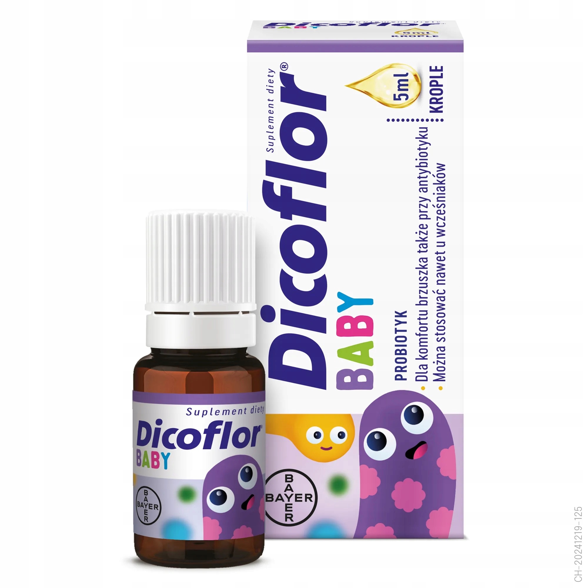 Dicoflor Baby krople 5 ml (0732757558083) • Cena, Opinie • Dla dzieci 9908424125 • Allegro
