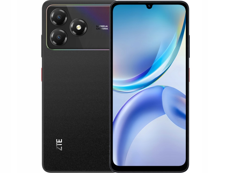 ZTE Smartfon Blade A36 4/64GB 6.75" 90Hz Czarny - kupić telefon ...