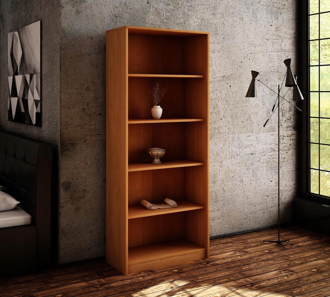 Regał półkowy wysoki TOMAI - olcha (R006OLCHA) • Cena, Opinie • Regały ...