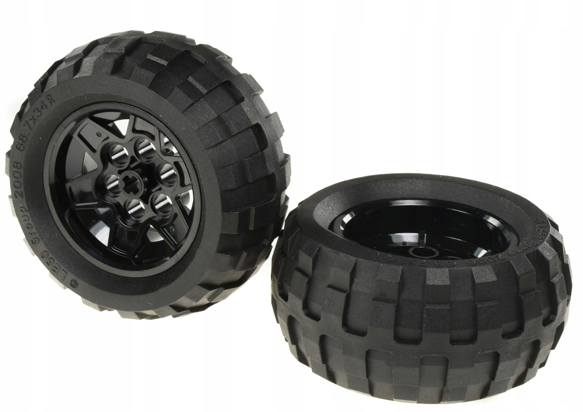 LEGO Koła 2szt. 68,7x34 R 61480 56908 6201365 68.7 9988296060 - Allegro.pl