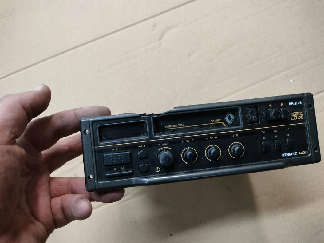 RADIO RADIOODTWARZACZ KASETA RENAULT R19 R21 7700780514 za 199,99 zł z ...