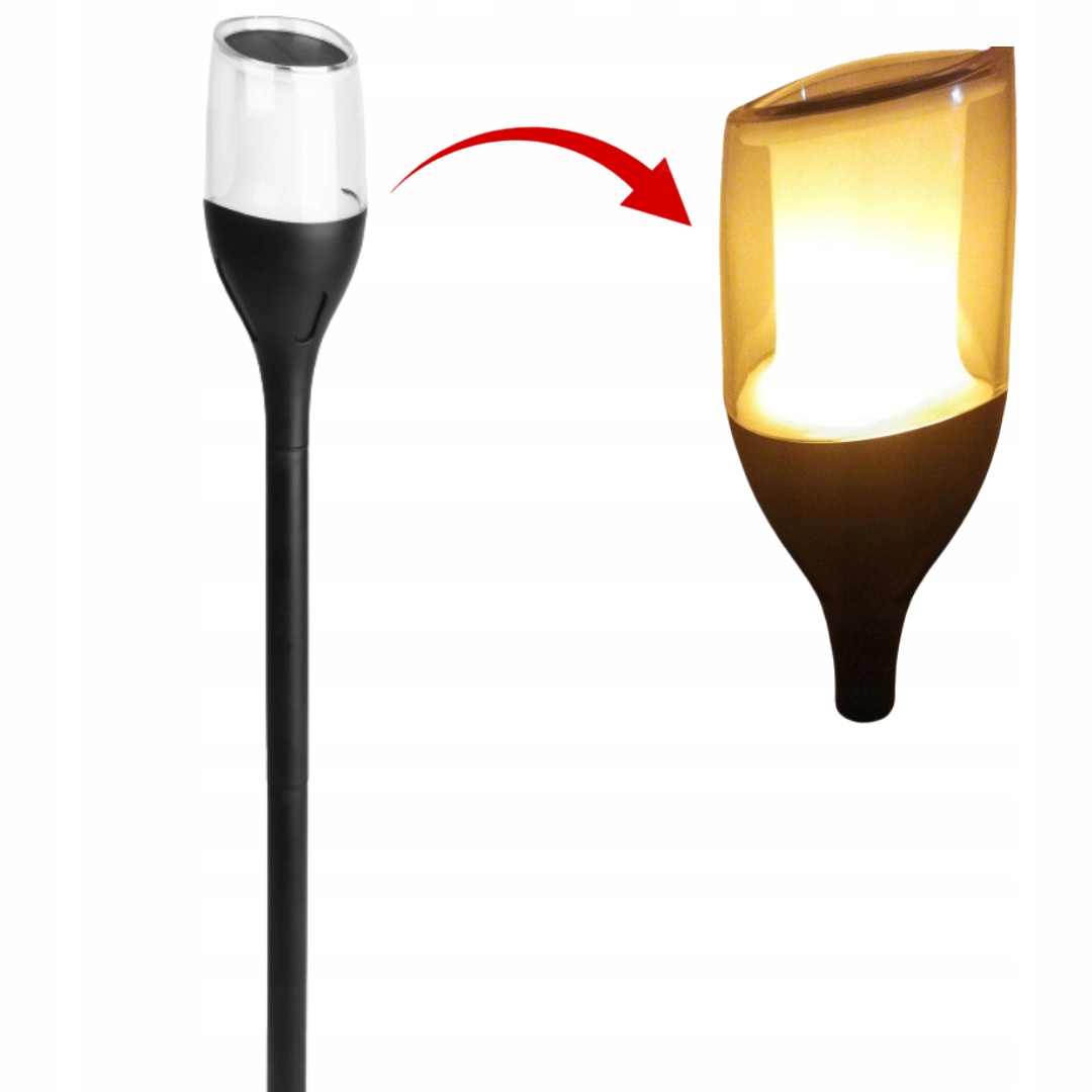 Solarny Słupek Ogrodowy LED PŁOMIEŃ 1600K IP65 (5905036201122) • Cena ...