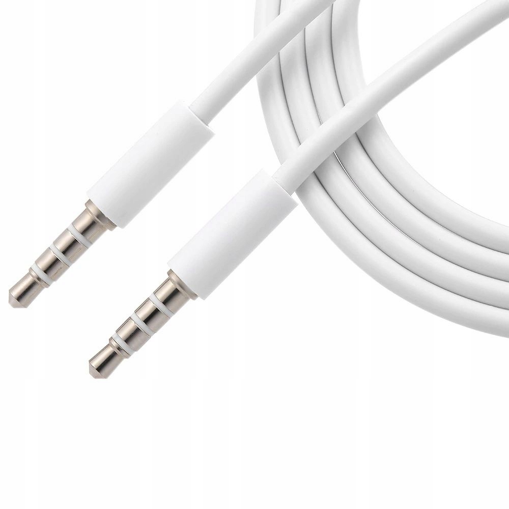 KABEL 1M AUX MINI JACK 3,5MM GUMA 4PIN 4-PIN - Sklep, Opinie, Cena w ...