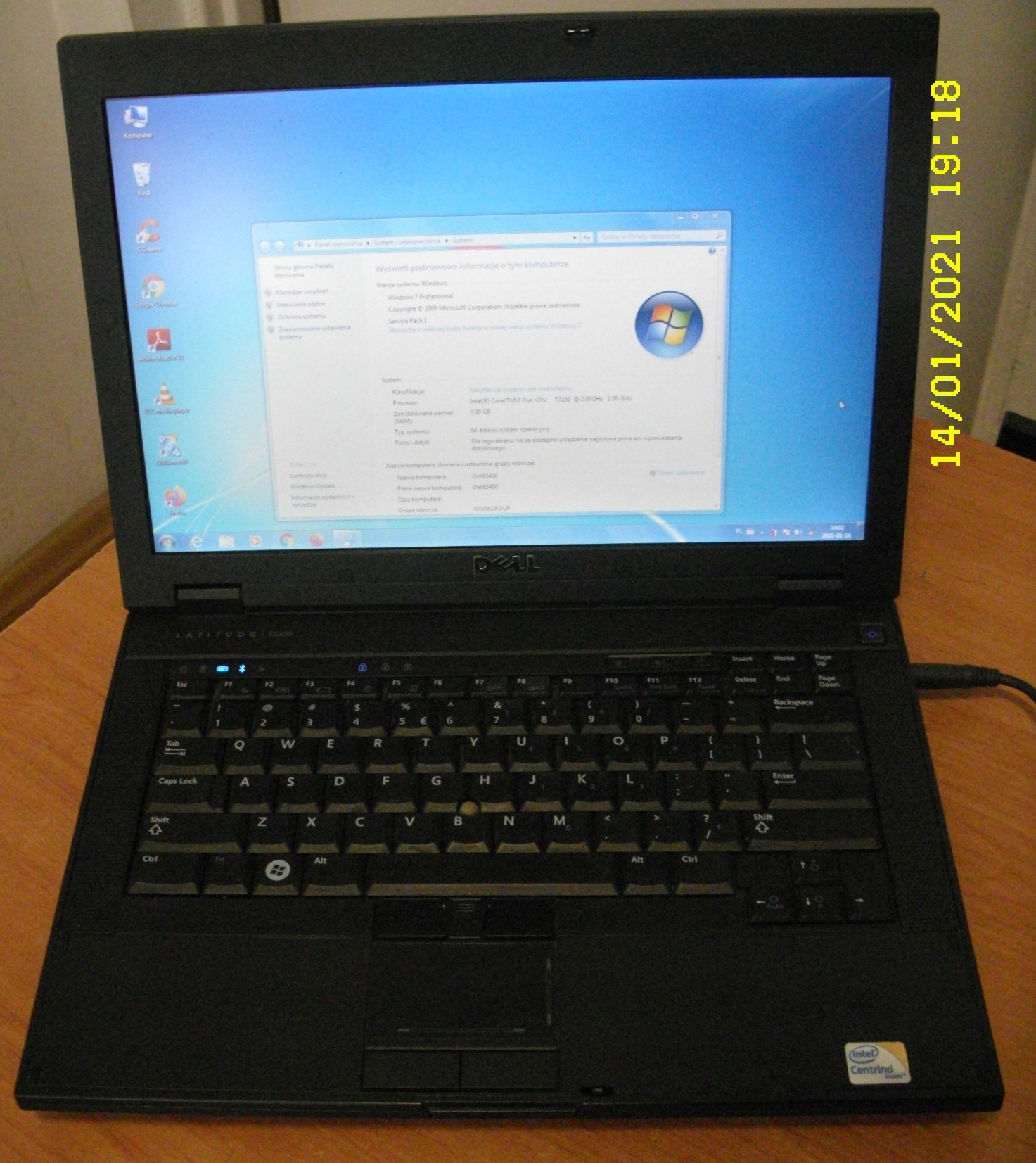 Laptop Dell Latitude E5400 14,1 " Intel Core 2 Duo 3 GB / 250 GB ...