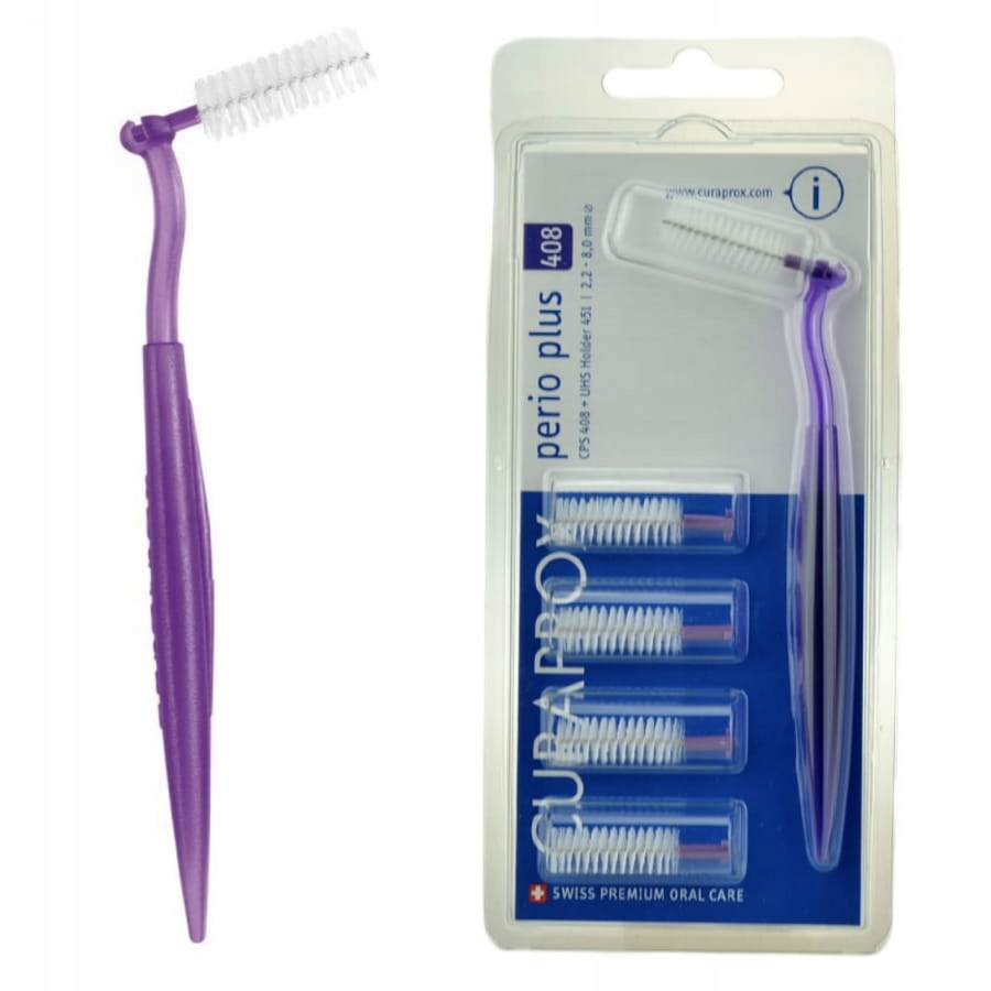 CURAPROX CPS 408 PERIO PLUS SZCZOTECZKI MIĘDZYZĘB. (7612412423648) • Cena, Opinie • Manualne ...