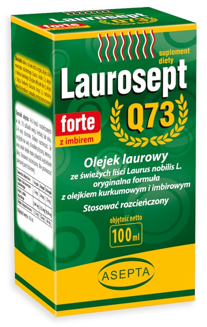 ASEPTA Laurosept FORTE Q73 100ml - Olejek laurowy - porównaj ceny - Allegro.pl