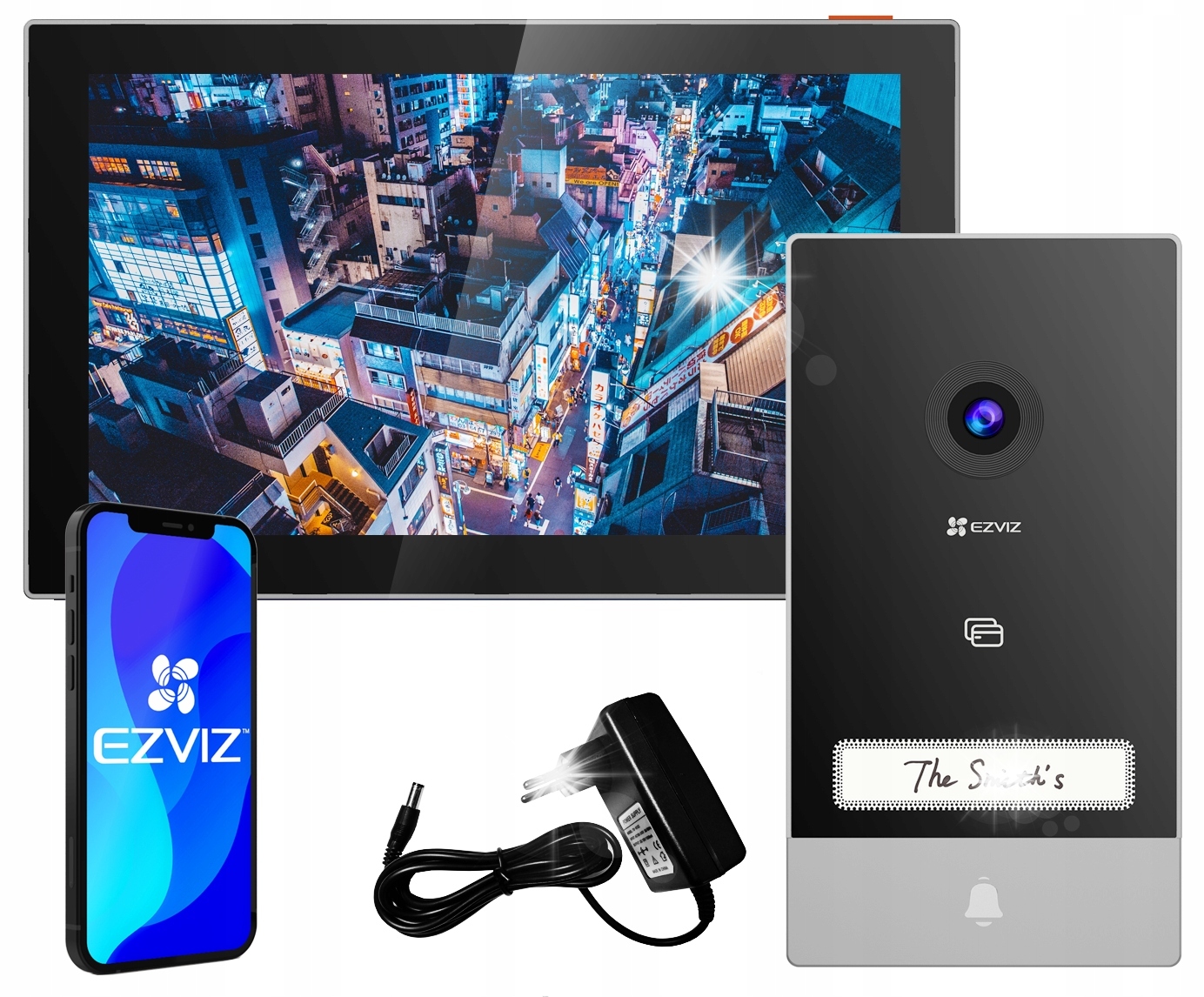 Inteligentny zestaw wideodomofonowy Ezviz HP7 2K • Cena, Opinie - Allegro