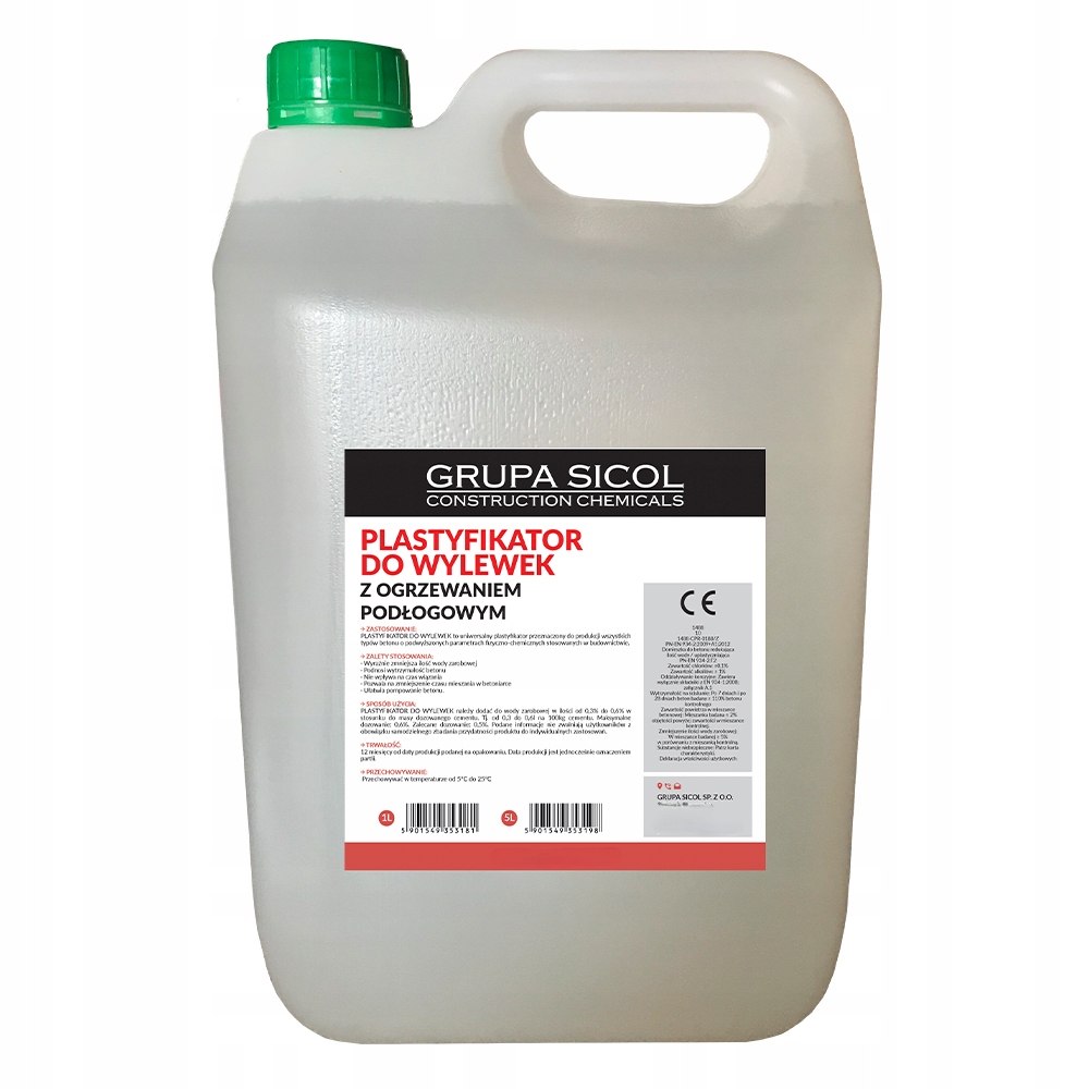 Plastyfikator do wylewek GRUPA SICOL 5 l - porównaj ceny - Allegro.pl