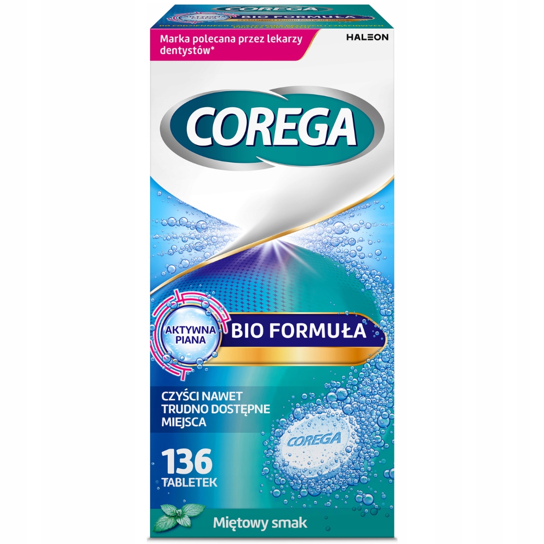 Corega Tabs Bio Formula 4w1 136 Tabletek 13491294462 - Allegro.pl