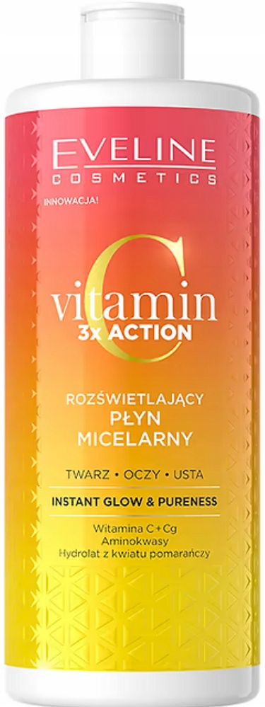 EVELINE Vitamin C 3x Action Rozświetlający płyn micelarny, 500ml ...
