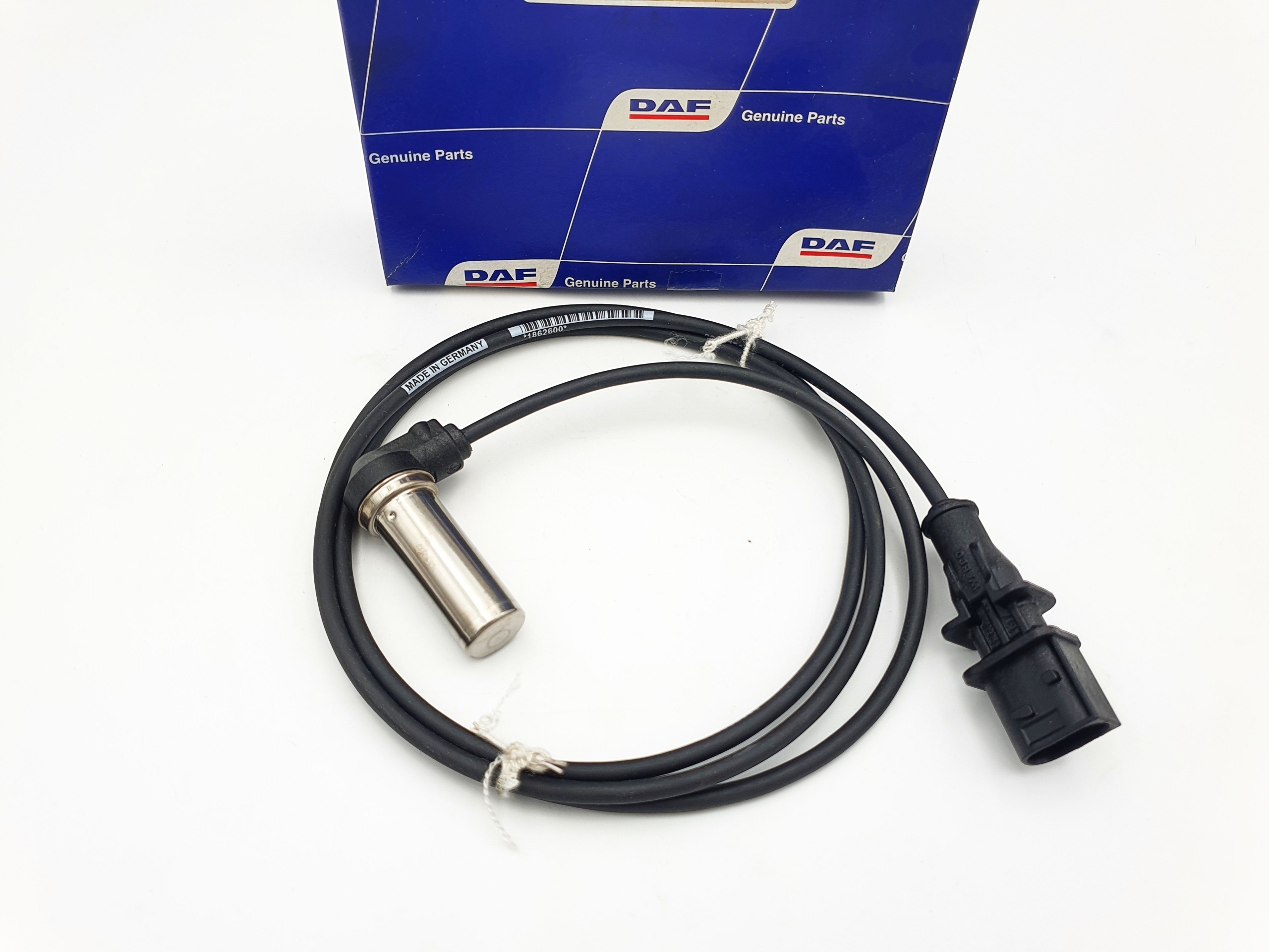 CZUJNIK PRĘDKOŚCI KOŁA ABS DAF XF KĄTOWY L-1500MM 1862600 ORYGINAŁ DAF ...