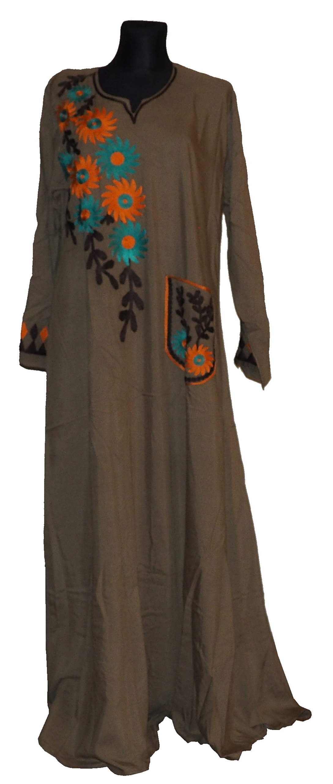 ARABSKÉ DÁMSKÉ ŠATY GELABA EGYPT DŽELABA GALABA za 869.00CZK - Allegro