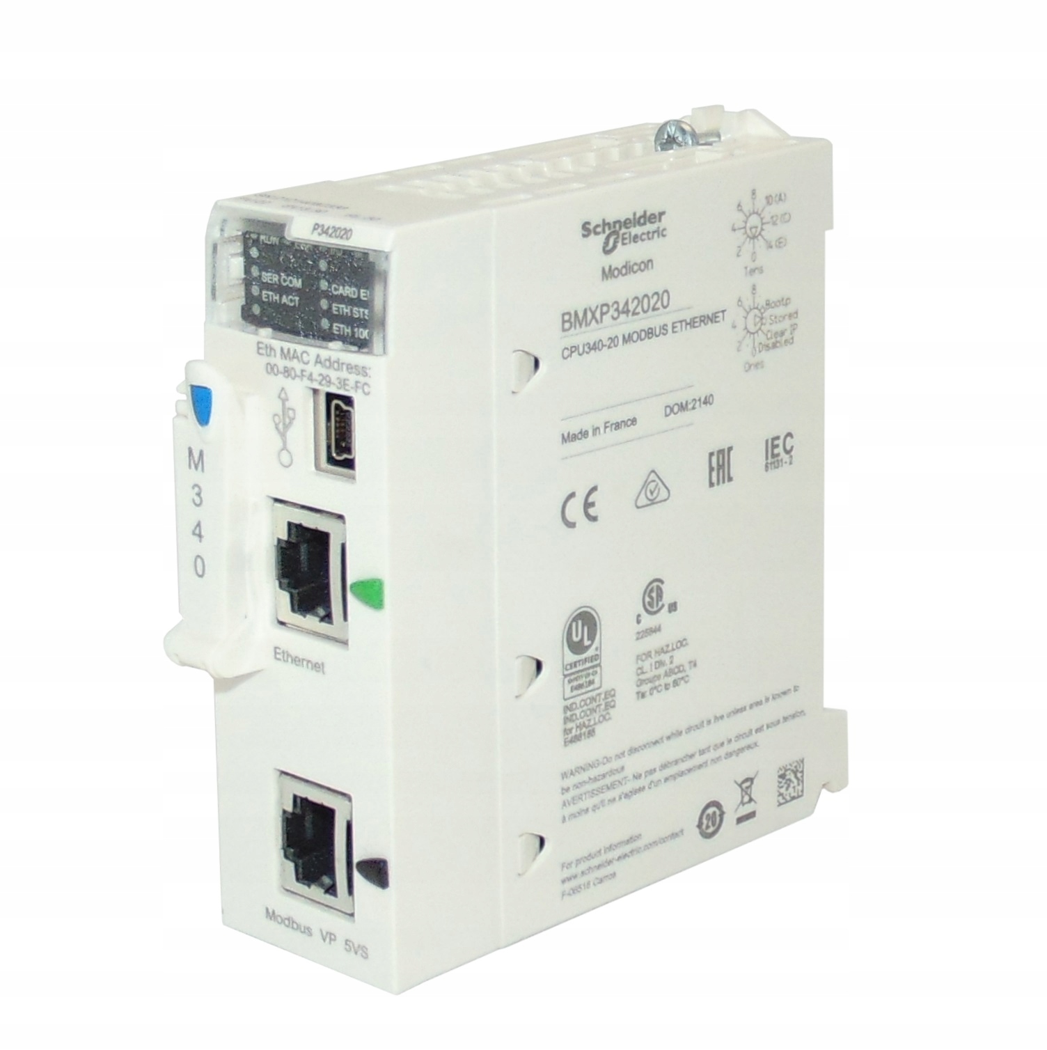 MODICON M340 MODUŁ PROCESORA BMXP342020 SCHNEIDER ELECTRIC • Cena ...